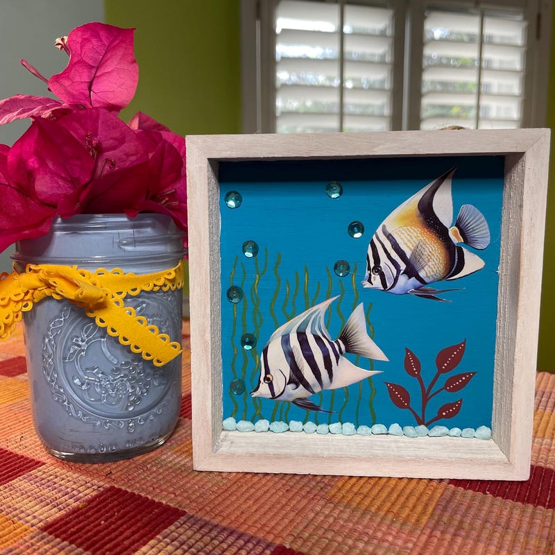 Fish Shadow Box - Etsy