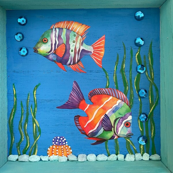 Fish Shadow Box - Etsy