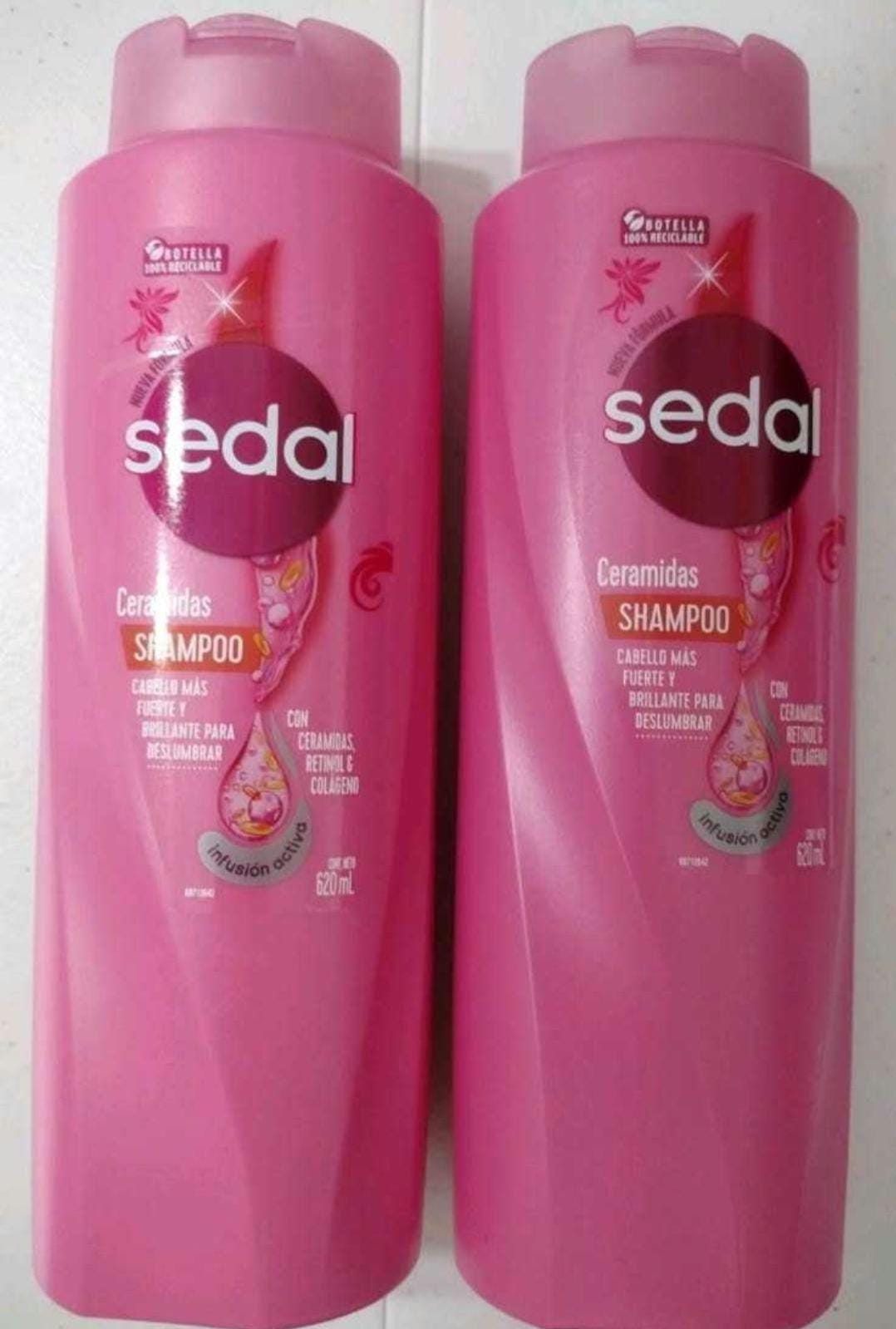 2X Sedal Ceramides ( Ceramidas ) SHAMPOO - 2 Big Containers of 620ml ...