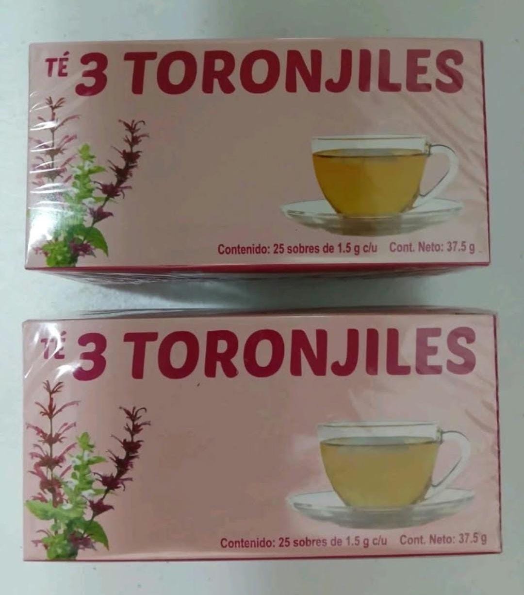 Azteca 3 Lemon Balms Tea / Te 3 Toronjiles - 2 Boxes of 25 Tea Bags ...