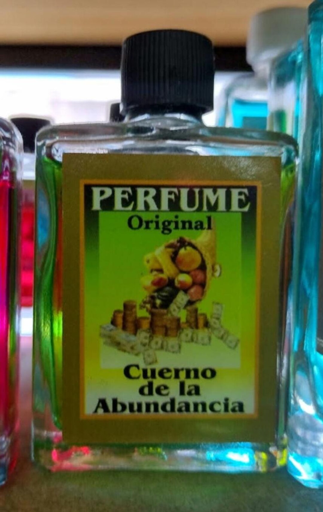 3X CUERNO De La ABUNDANCIA PERFUME En Frasco De Vidrio / Cornucopia of ...