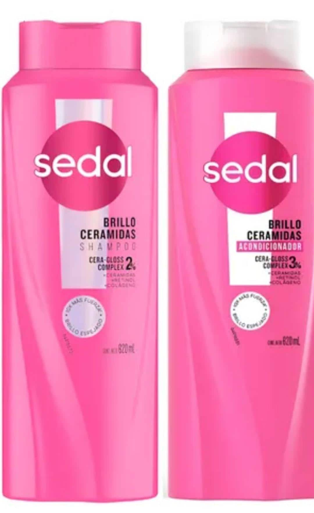 2X Sedal Brillo Ceramides ( Ceramidas ) SHAMPOO and Conditioner ...