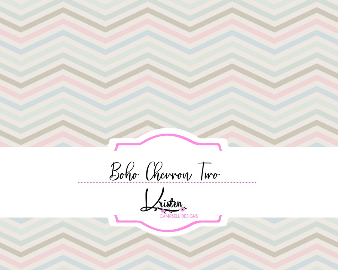 Chevron Digital Paper, Seamless Pattern, Digital Scrapbooking Paper ...