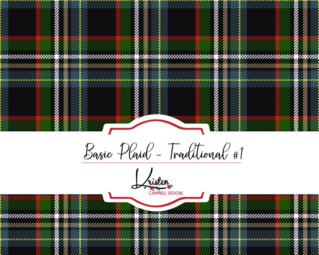 Plaid Seamless Pattern, Digital Download, Digital Scrapbooking Paper ...