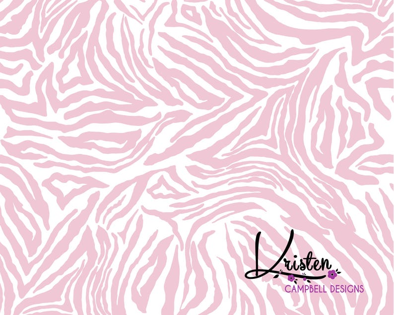 Light Pink Zebra Seamless Pattern, Digital Paper, Scrapbooking Paper ...