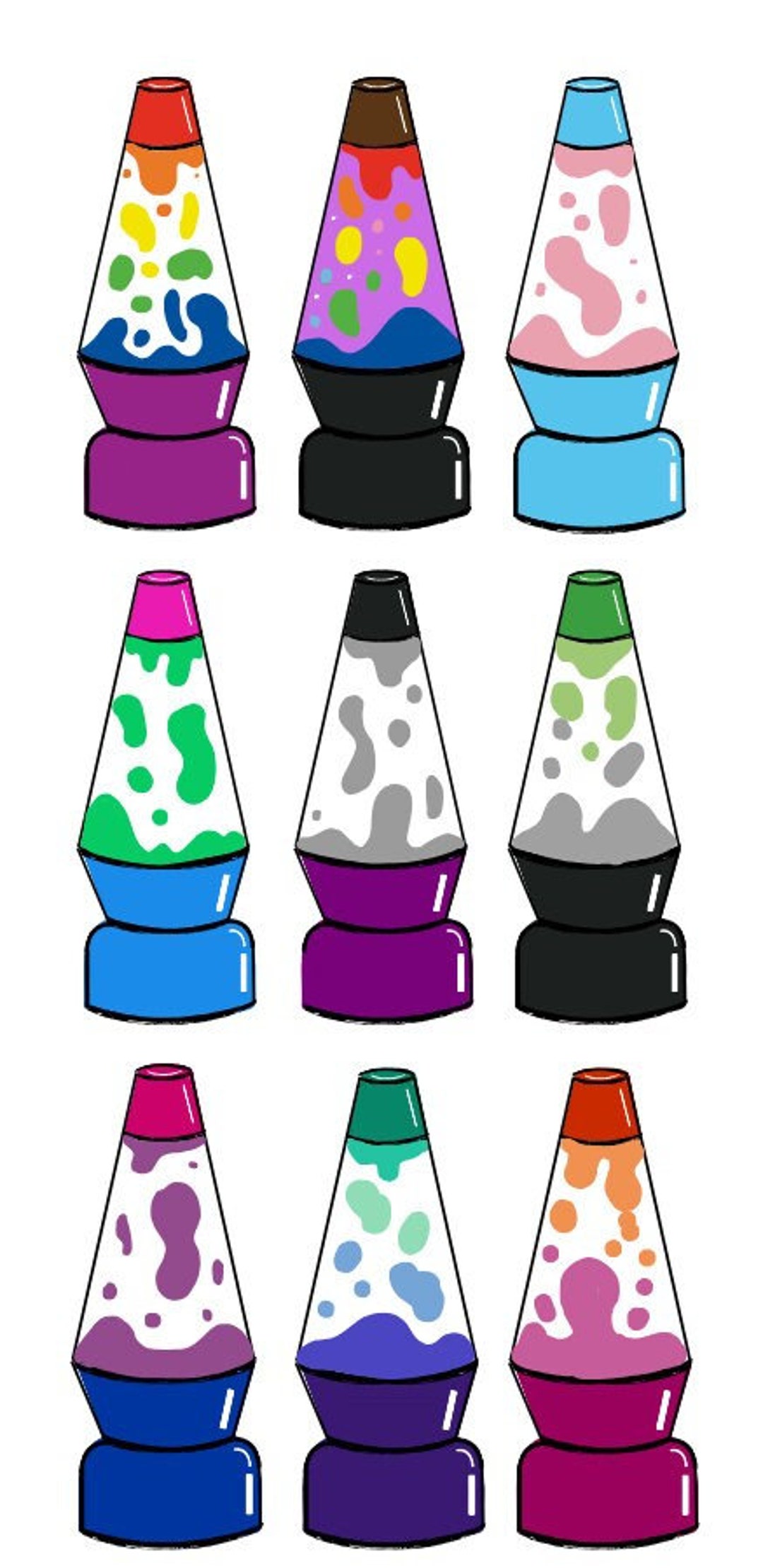 Pride Lava Lamp - Etsy