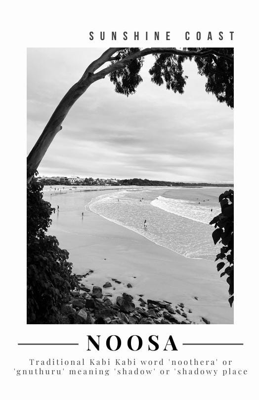 ORIGINAL Noosa Beach Poster for Digital Download and Self-print - Etsy