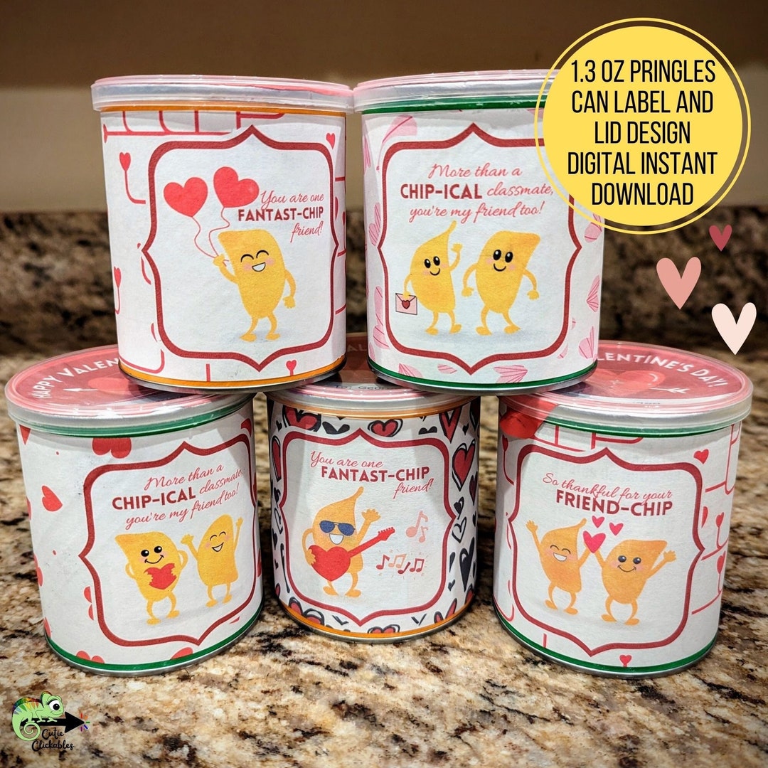 Valentines Day Pringles, Pringles Can Labels, Personalized Pringles Can ...