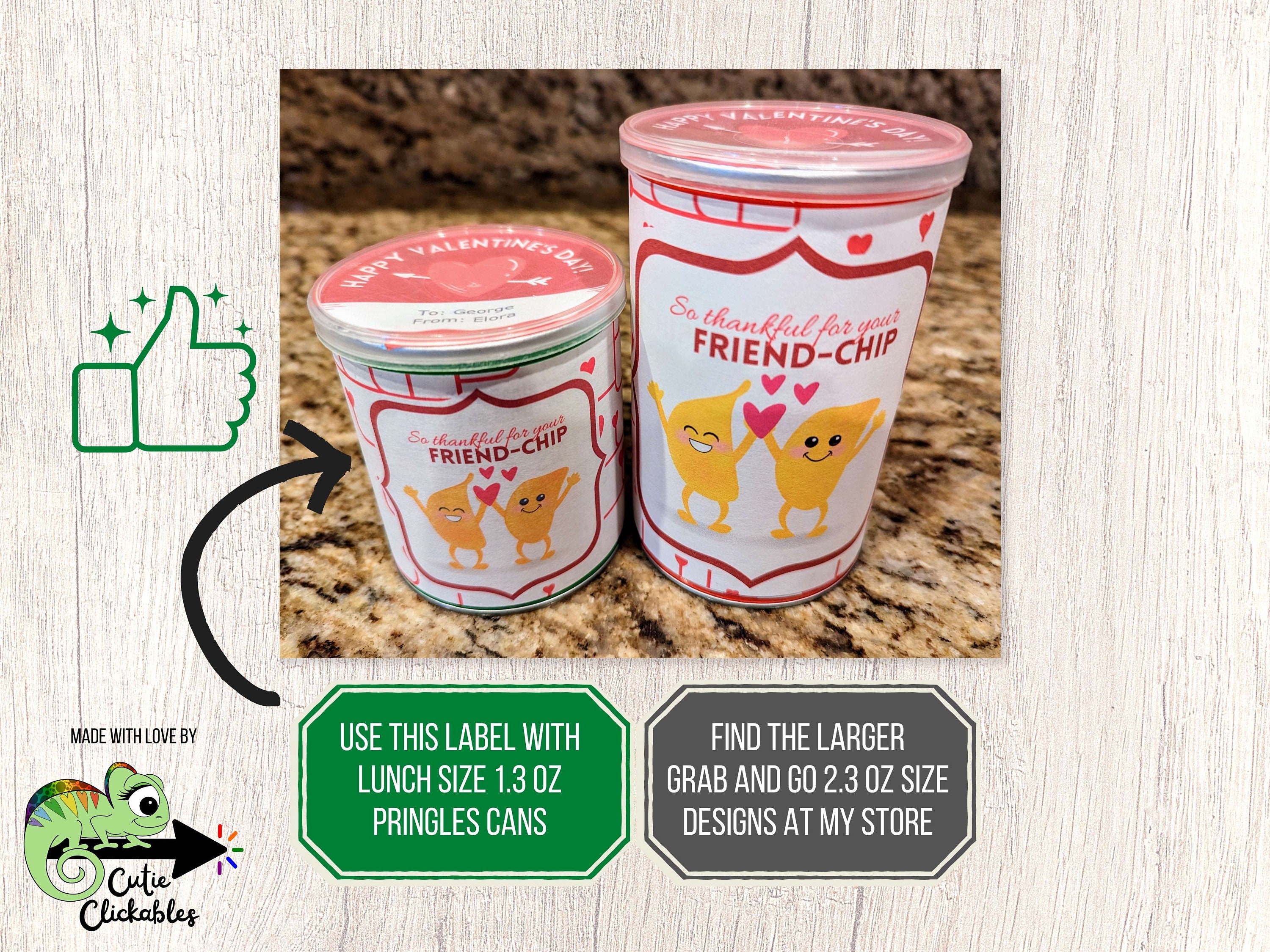 Valentines Day Pringles, Pringles Can Labels, Personalized Pringles Can ...