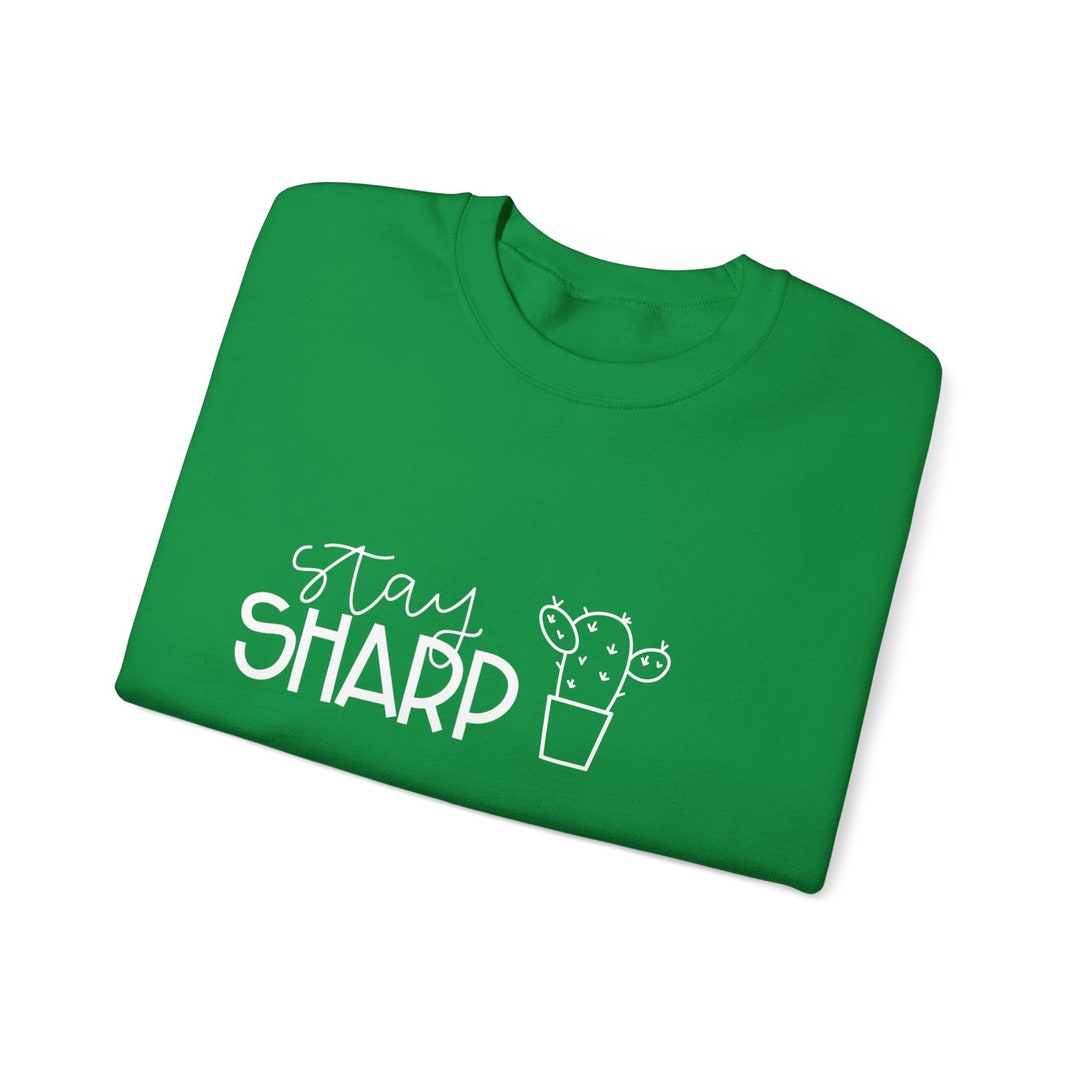 Stay Sharp Crewneck Sweatshirt - Etsy