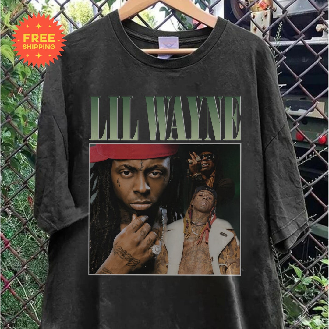 Lil Wayne Shirt, Old School Hip Hop Rapper Merch, Lil Wayne Merch, Lil ...