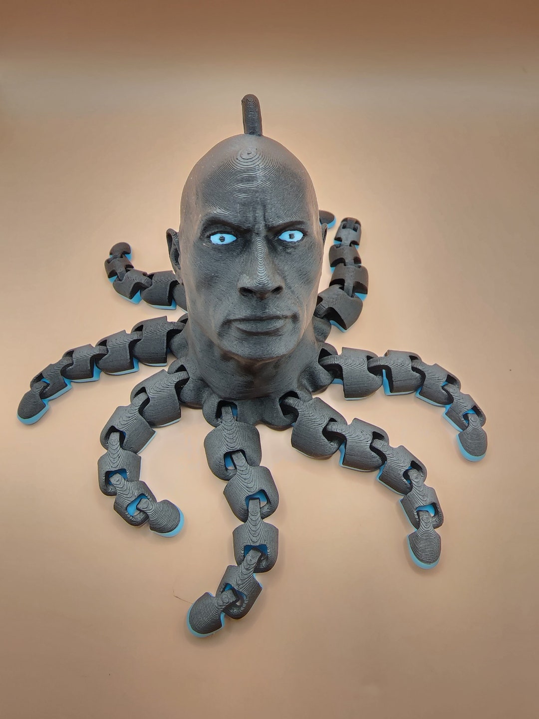 Dwayne the Rocktopus Johnson Multicolor 3d Print - Etsy