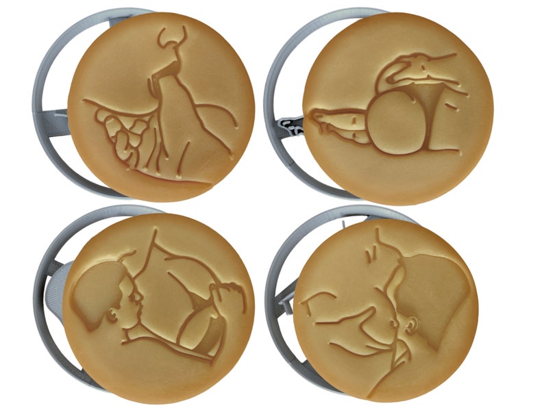 Mature Adults Cookie Cutter Set of 4, Diffrent Sex Position ...