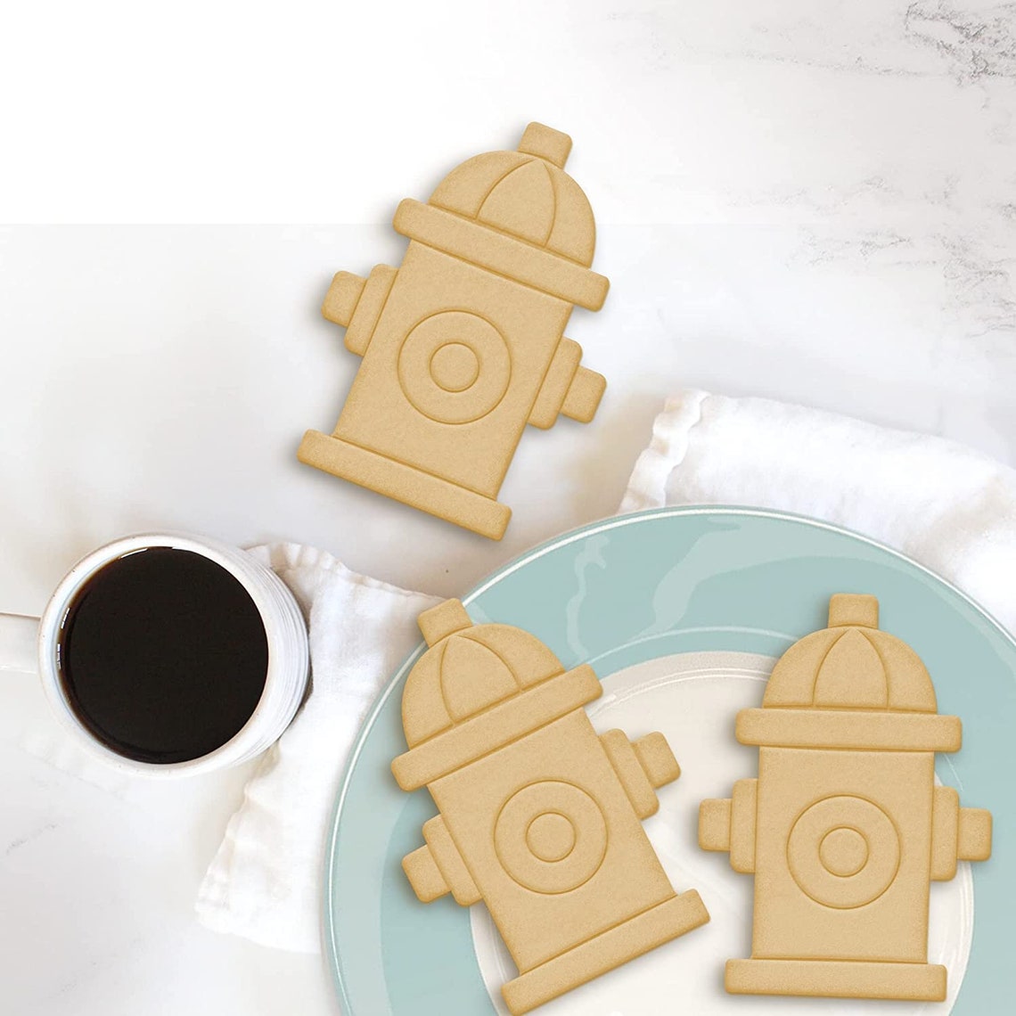 Fire Fighting Cookie Cutter Set of 5 Fire Hydrant Fire Extinguisher ...