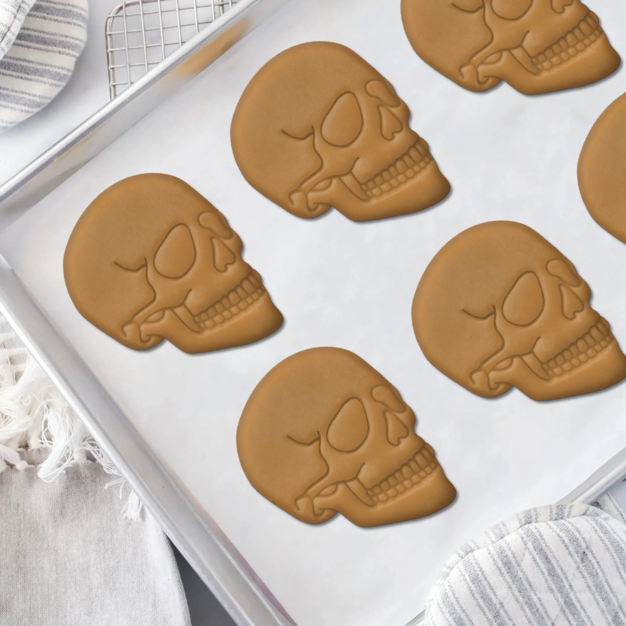 Build A Skeleton Cookie Cutter Set of 6 | Anatomy Human Skull Halloween ...