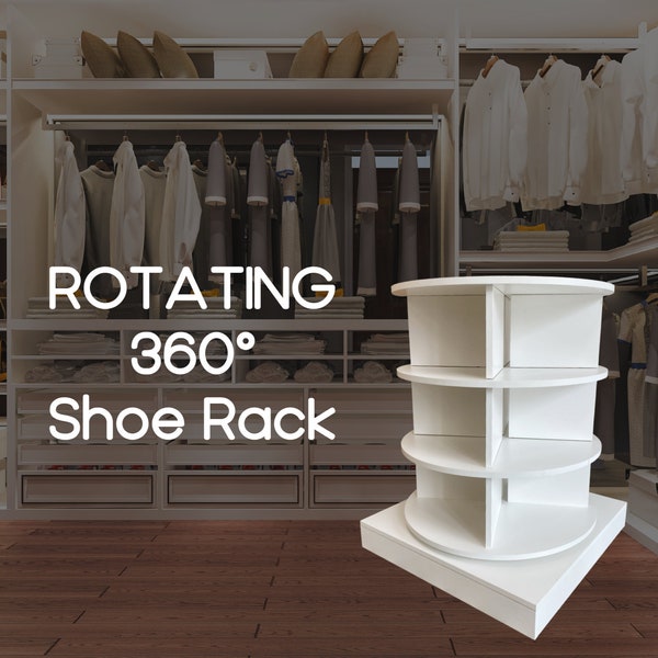 Spinning Shoe Rack - Etsy