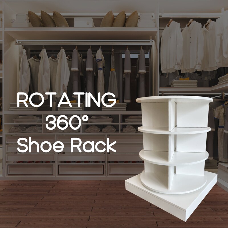 Spinning Shoe Rack - Etsy