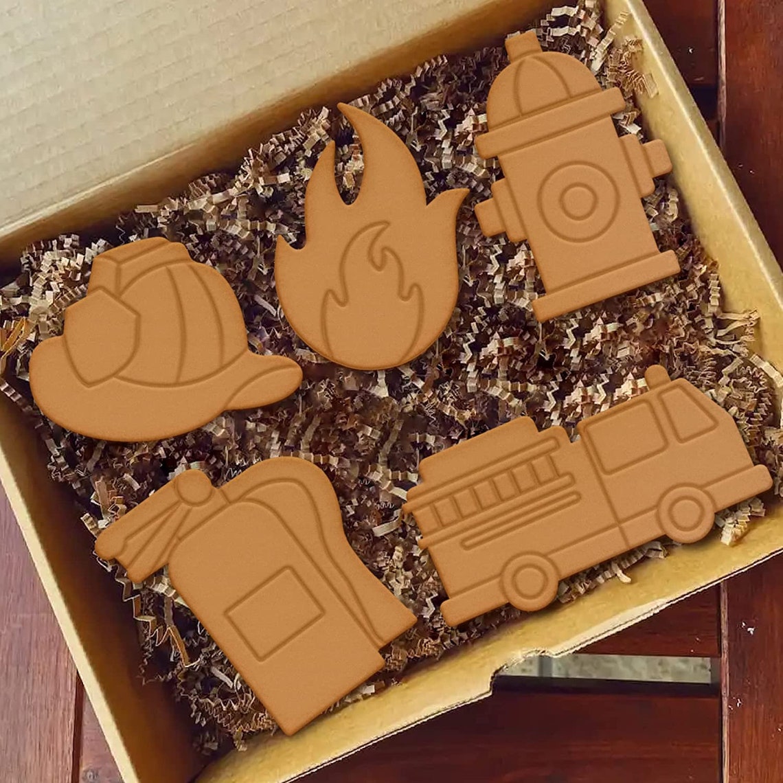 Fire Fighting Cookie Cutter Set of 5 Fire Hydrant Fire Extinguisher ...