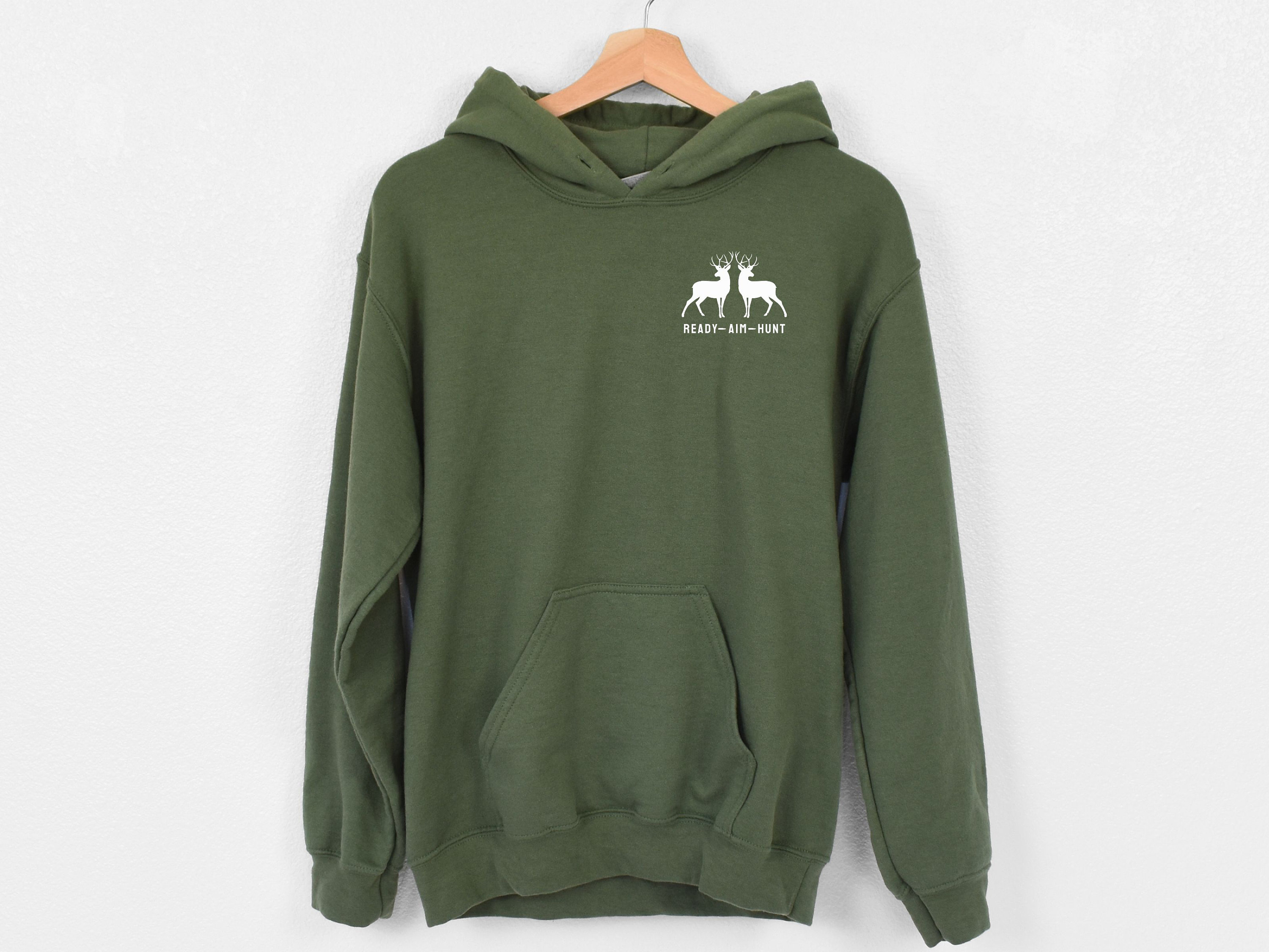 Deer Hunting Sweatshirt, Hunter's Sweatshirt, Hooded Sweatshirt for ...