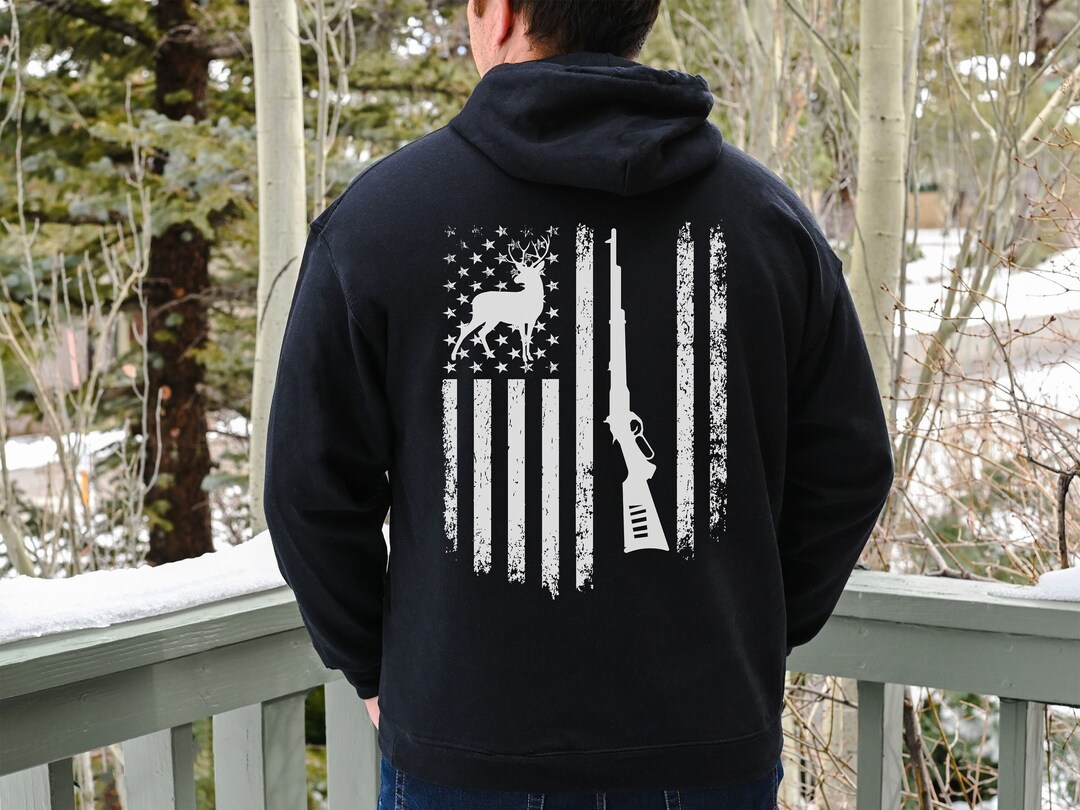Deer Hunting Sweatshirt, Hunter's Sweatshirt, Hooded Sweatshirt for ...