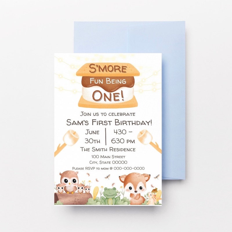 Smores 1st Birthday - Etsy
