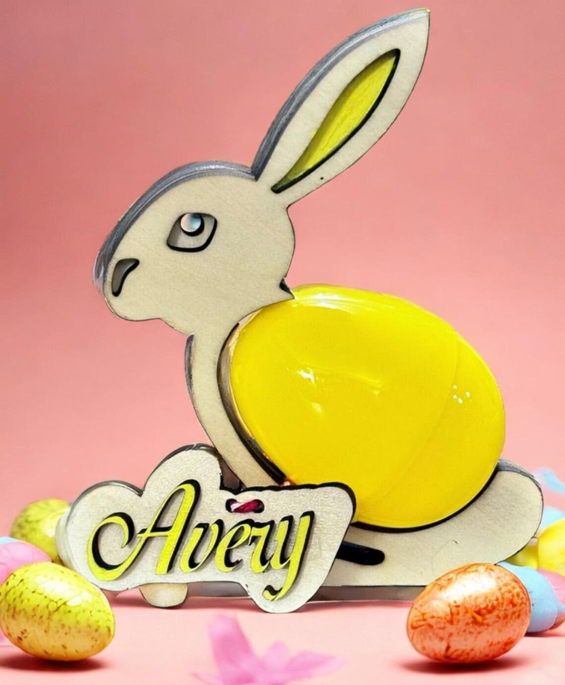 Easter Bunny Candy Holder, Easter Basket Stuffer, Easter Gift, Easter ...