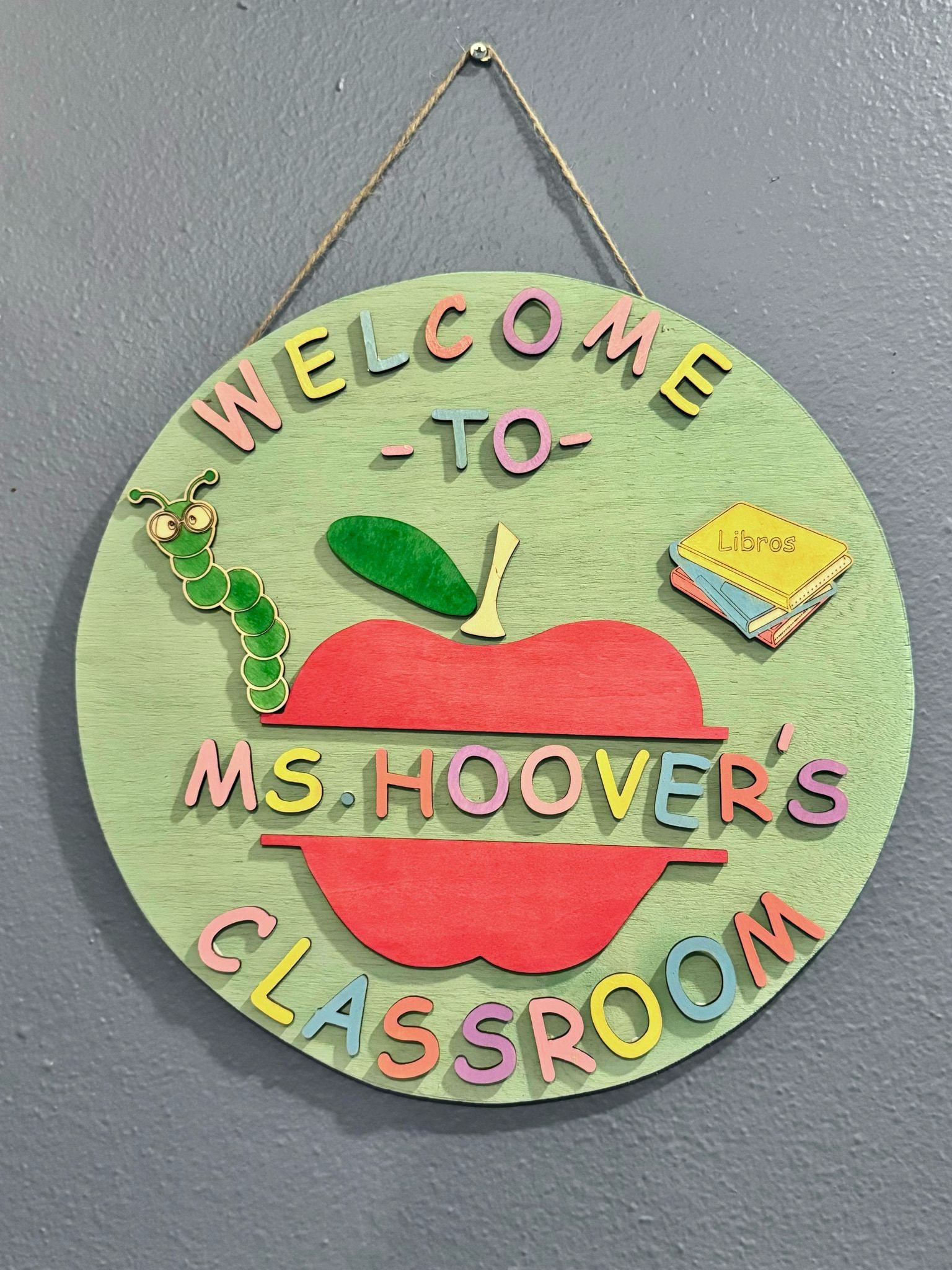 Custom Teacher Classroom Door Sign - Teacher's Day Gift - Etsy