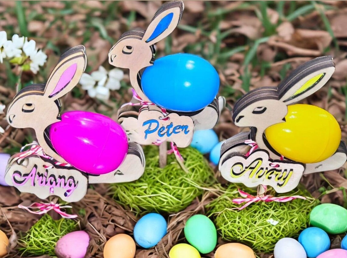 Easter Bunny Candy Holder, Easter Basket Stuffer, Easter Gift, Easter ...