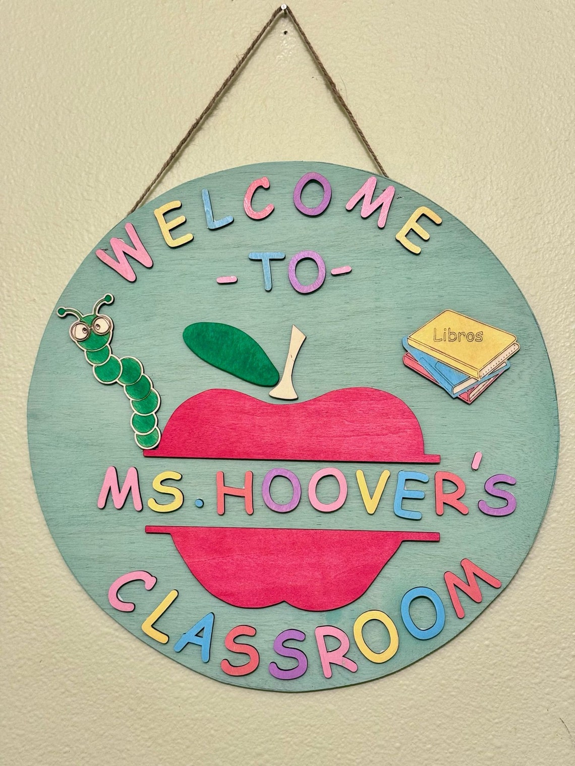 Custom Teacher Classroom Door Sign - Teacher's Day Gift - Etsy