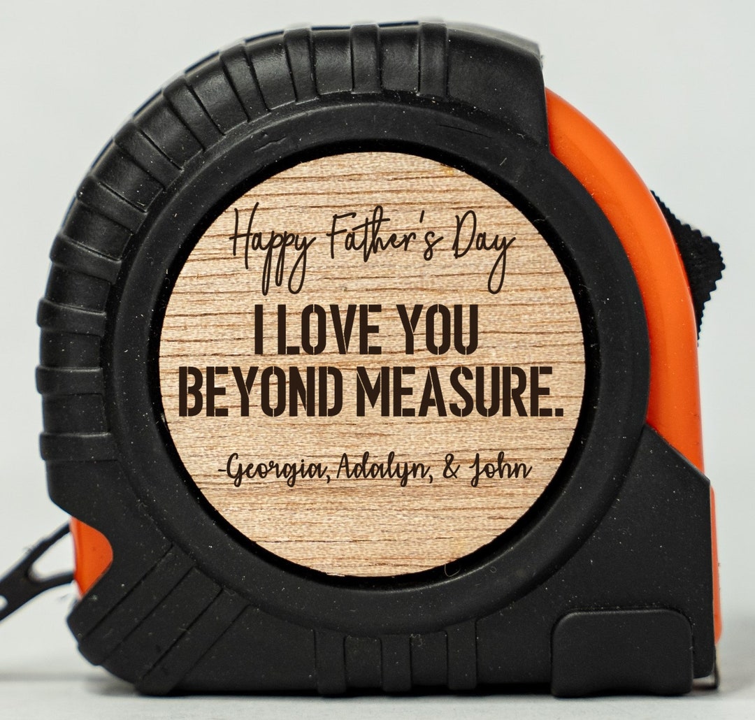 I Love You Beyond Measure Father's Day Gift Idea With Kids Names Laser ...