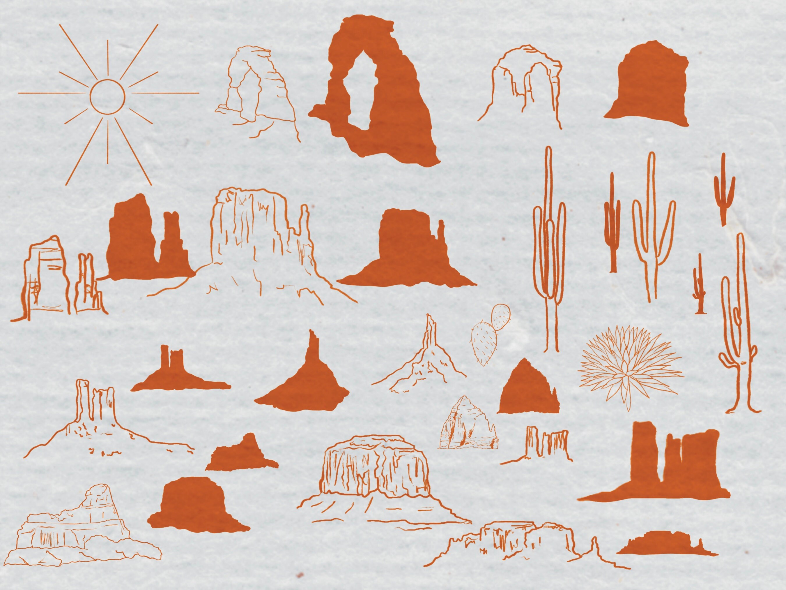Western Procreate Stamps | Procreate Stamps | Procreate Brushes ...