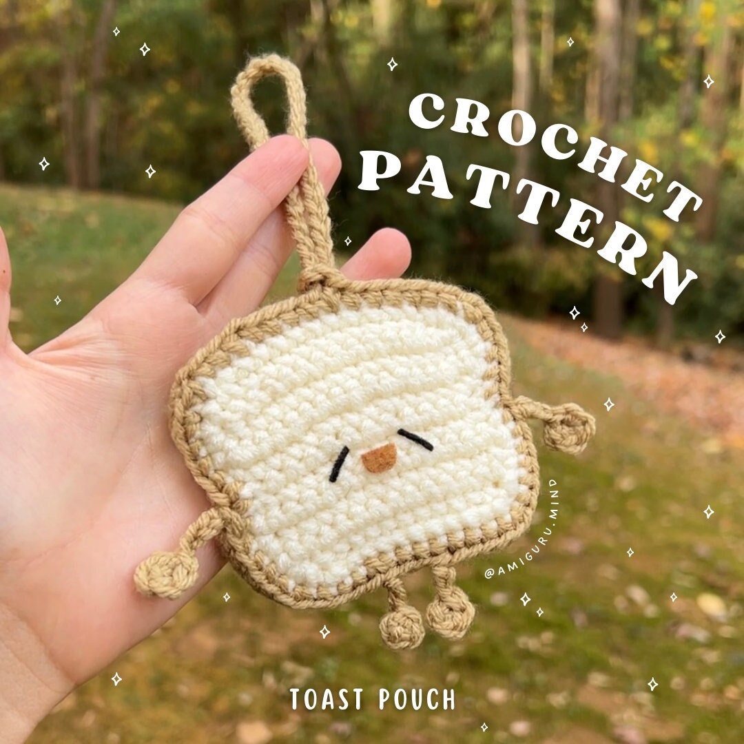 Toast Pouch - Crochet Pattern - Etsy