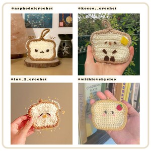 Toast Pouch - Crochet Pattern - Etsy
