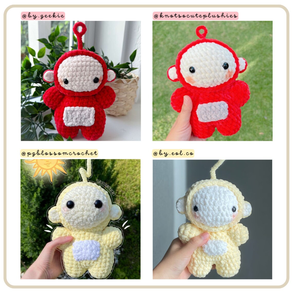 Crochet Pattern Teletubbies - Etsy
