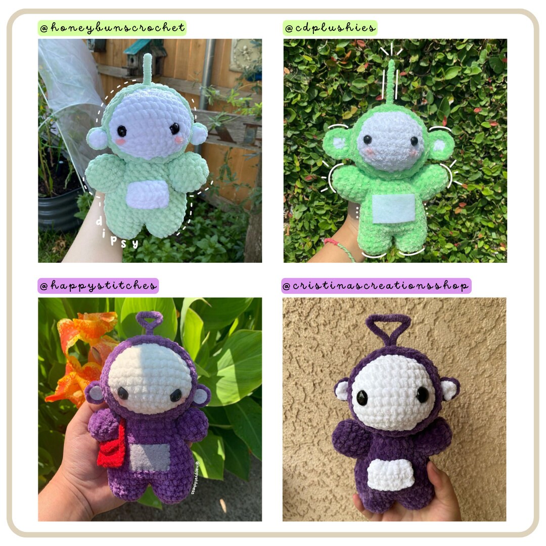 Crochet Pattern Teletubbies - Etsy