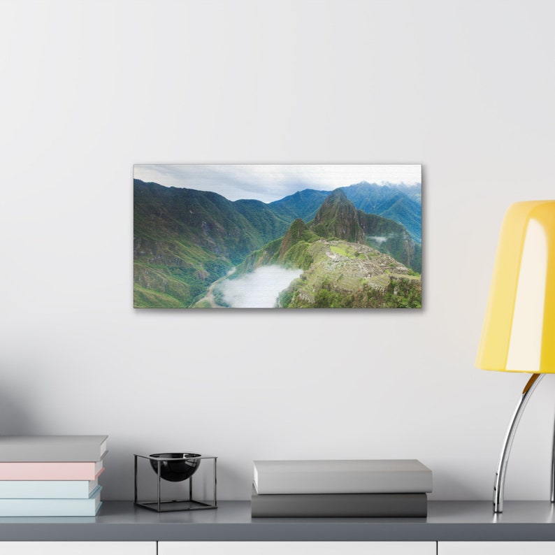 Machu Picchu Canvas Print, Peru Wall Art - Etsy