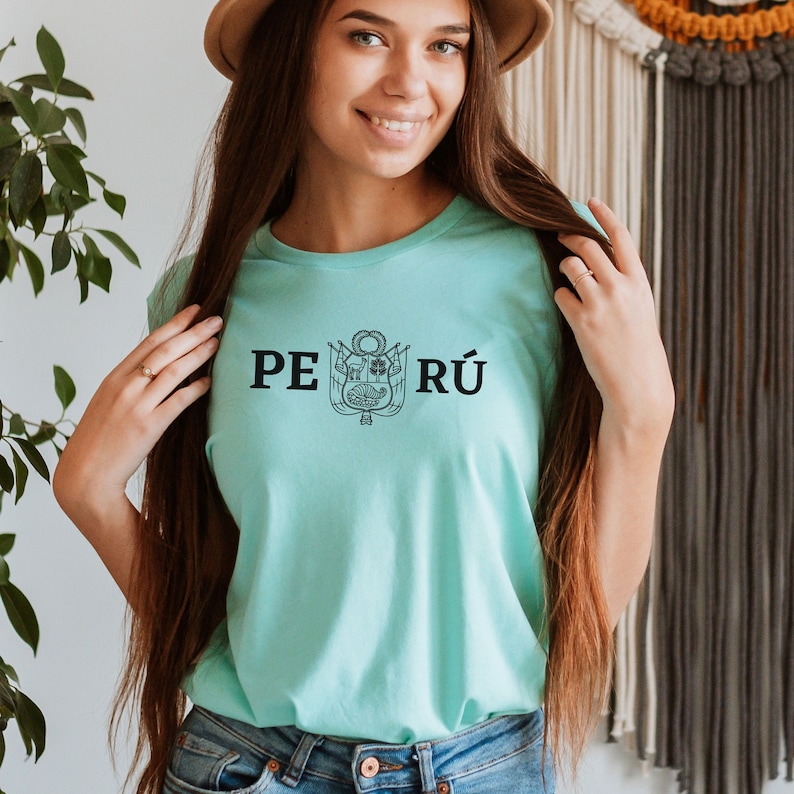 Peru, Moda Peruana, Peruvian Shirt, I Love Peru, Latin Shirt, Peruvian ...