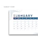 2024 Printable Blue Calendar Minamalist Calendars Planners - Etsy