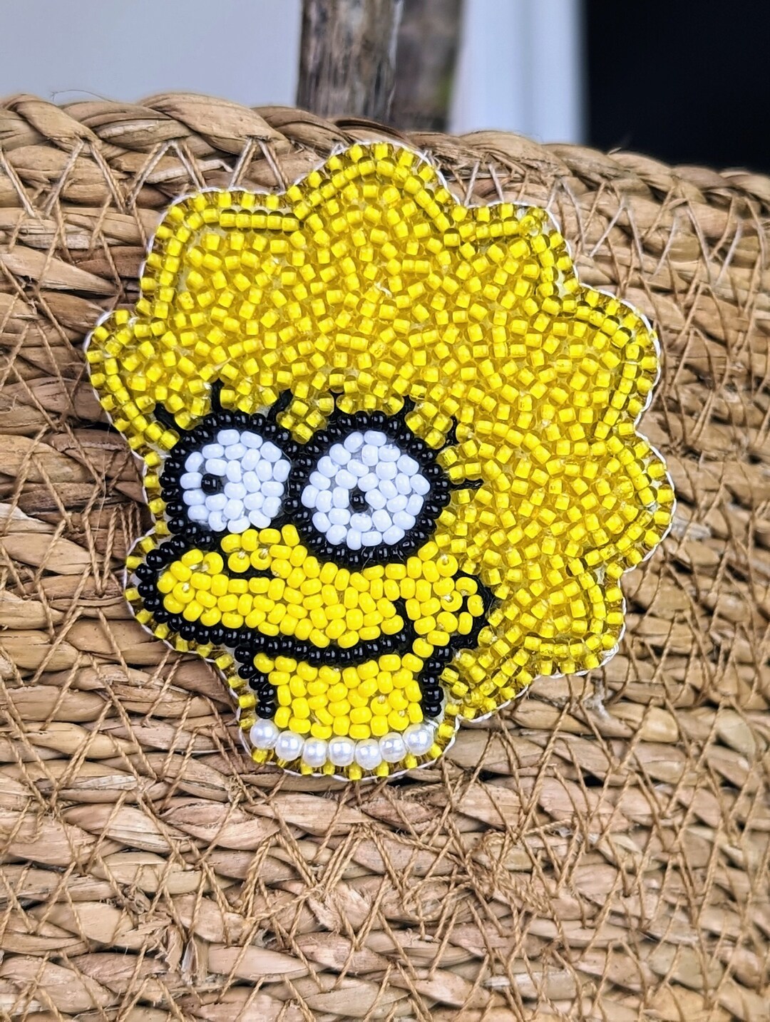 Funny Famous Lisa Simpson Embroidered Brooch - Etsy Australia