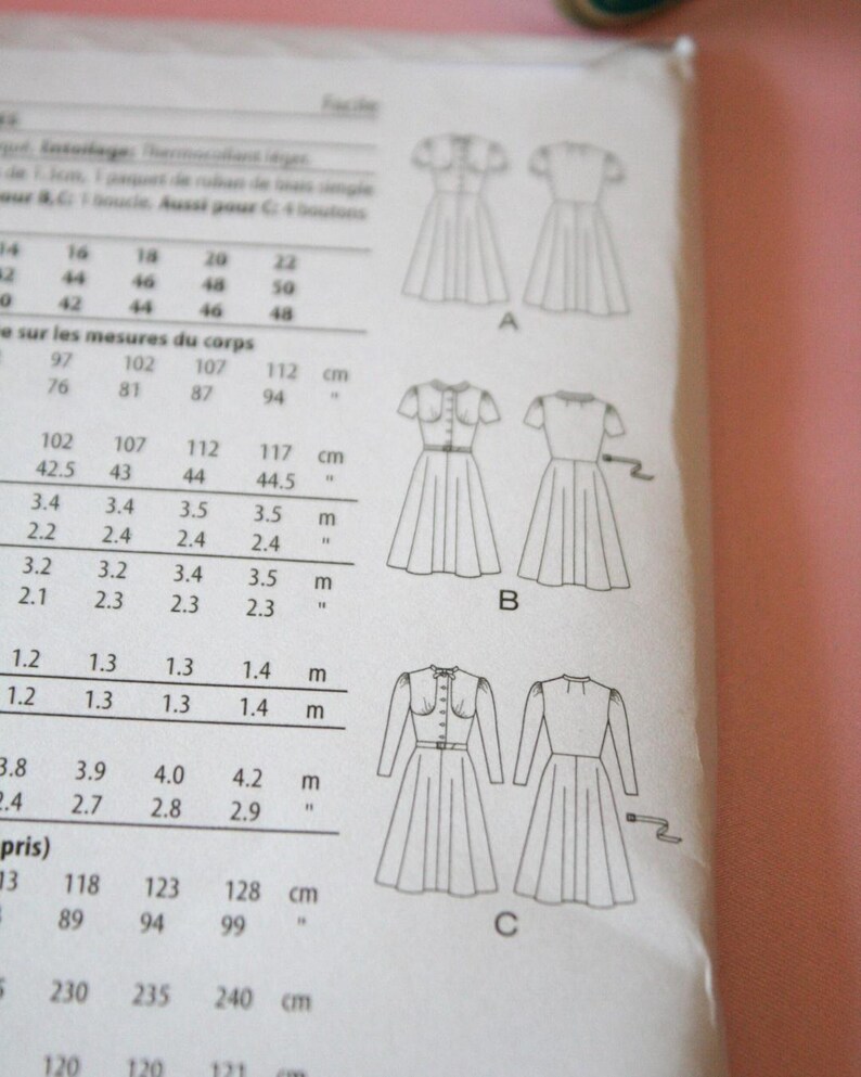 1930s Fit & Flare Dress Sewing Pattern: Mccall's M8338, Size A5 (6-14 ...