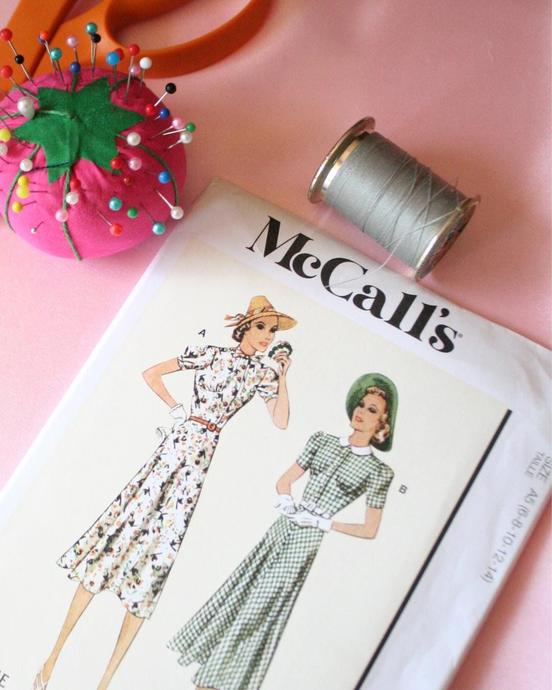 1930s Fit & Flare Dress Sewing Pattern: Mccall's M8338, Size A5 (6-14 ...