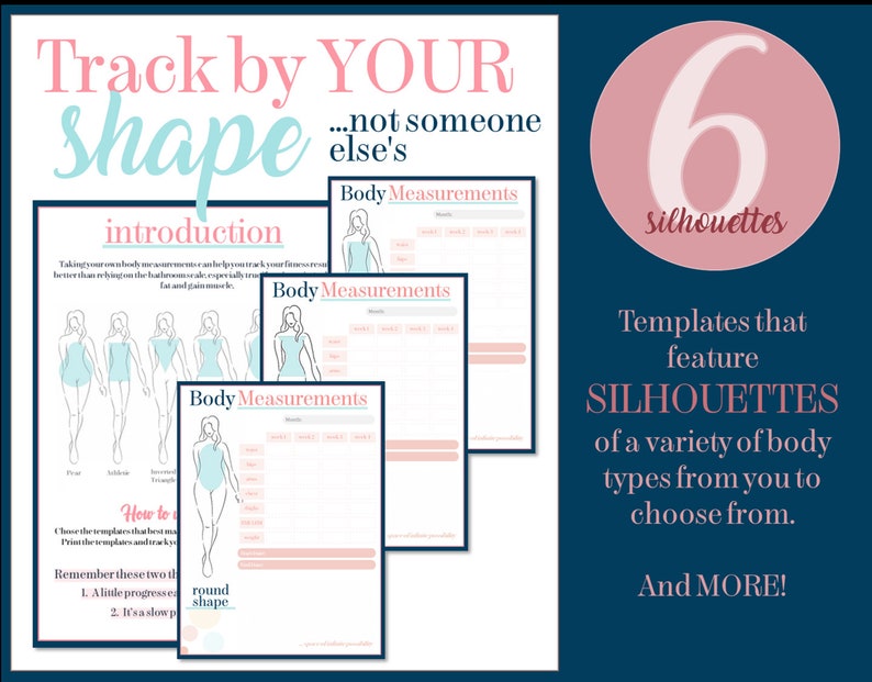 Ultimate Body Measurements Tracker Planner and Templates - Etsy