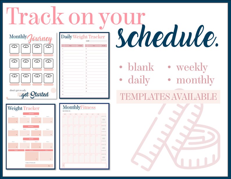 Ultimate Body Measurements Tracker Planner and Templates - Etsy