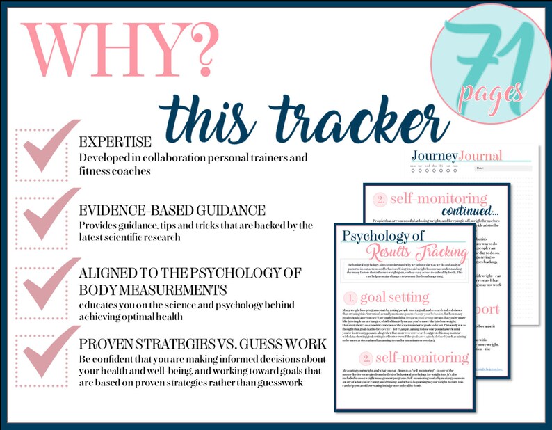 Ultimate Body Measurements Tracker Planner and Templates - Etsy