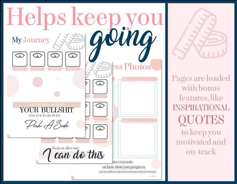 Ultimate Body Measurements Tracker Planner and Templates - Etsy