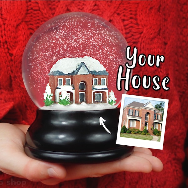 Custom Personalized Snow Globe Christmas Ornaments - Etsy