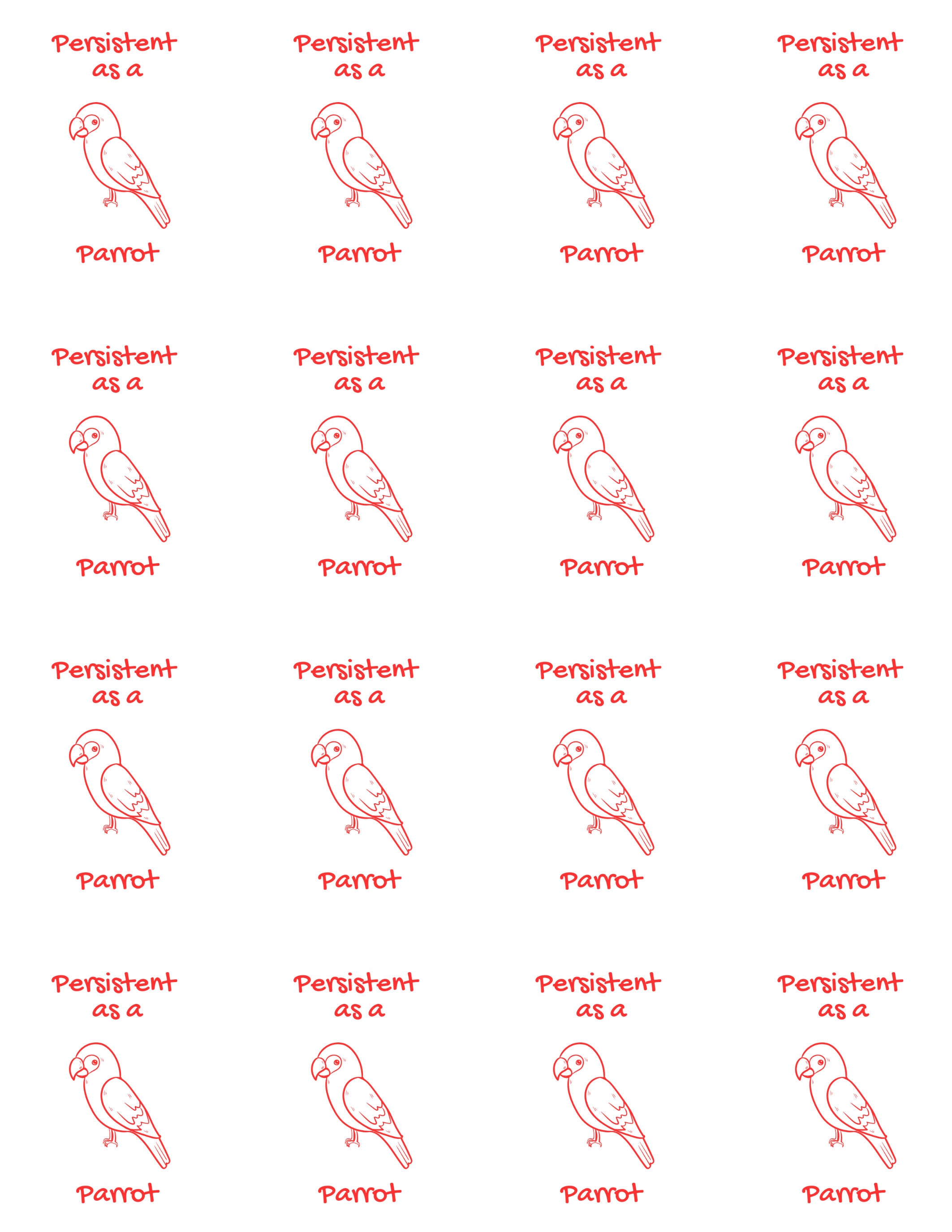 Brag Tags Animal Comparisons Set 6B Hand Out to Students - Etsy