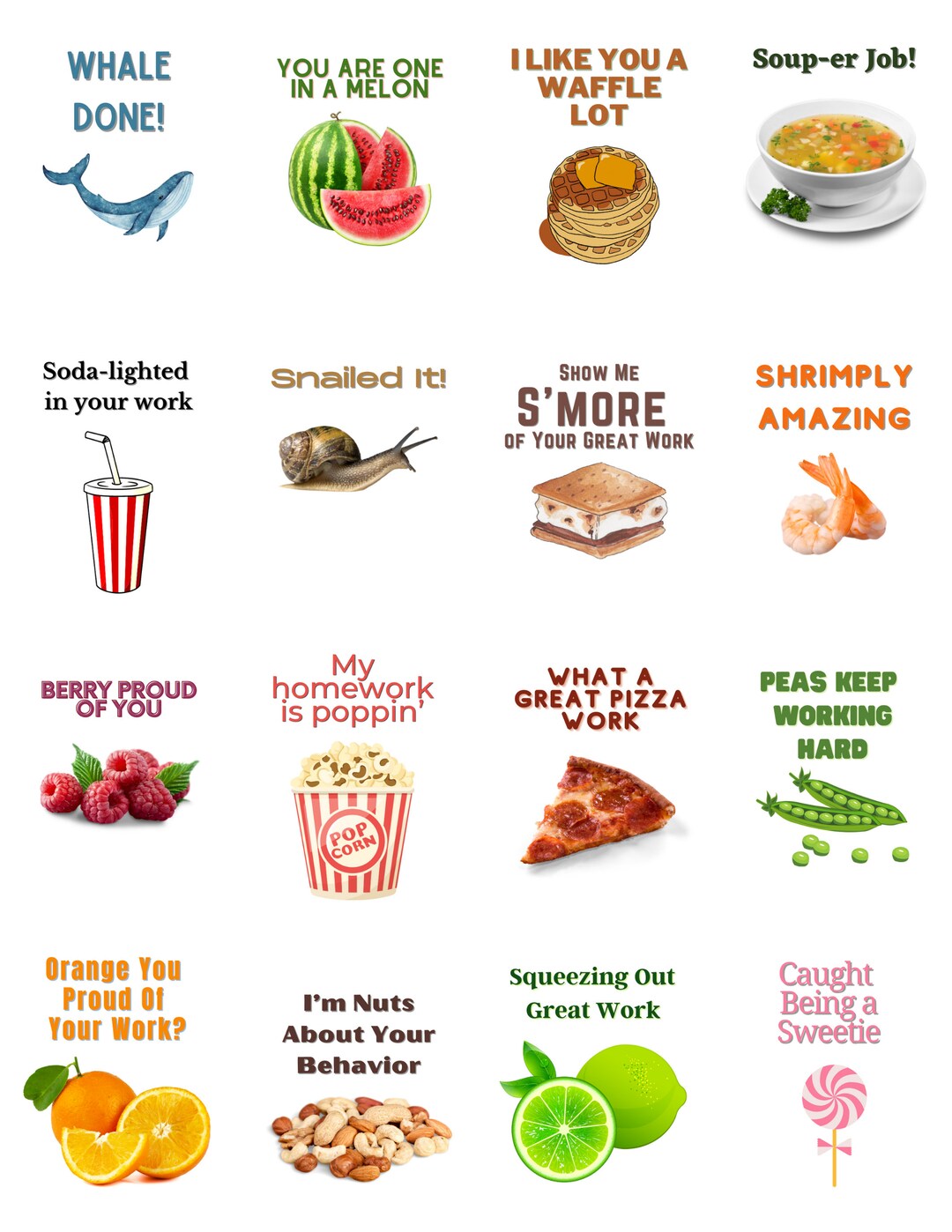 Brag Tags - Silly Puns Just for Fun - Hand Out to Deserving Students ...