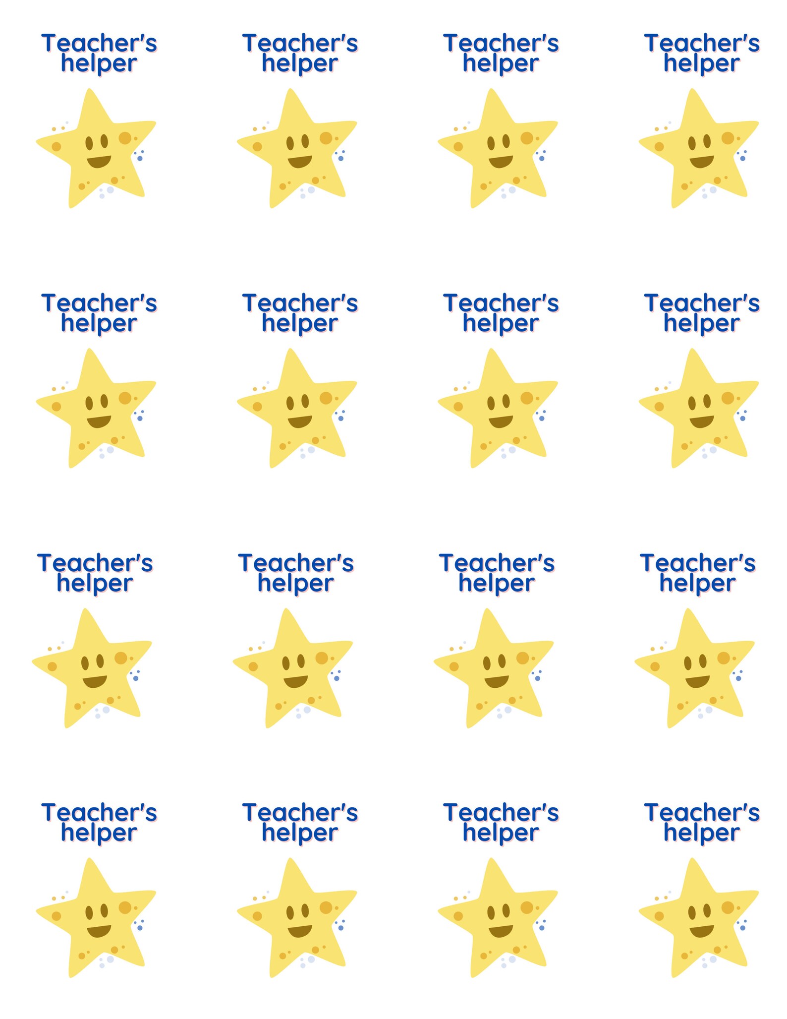 Brag Tags - School Helper Jobs in Class - Hand Out to Deserving ...