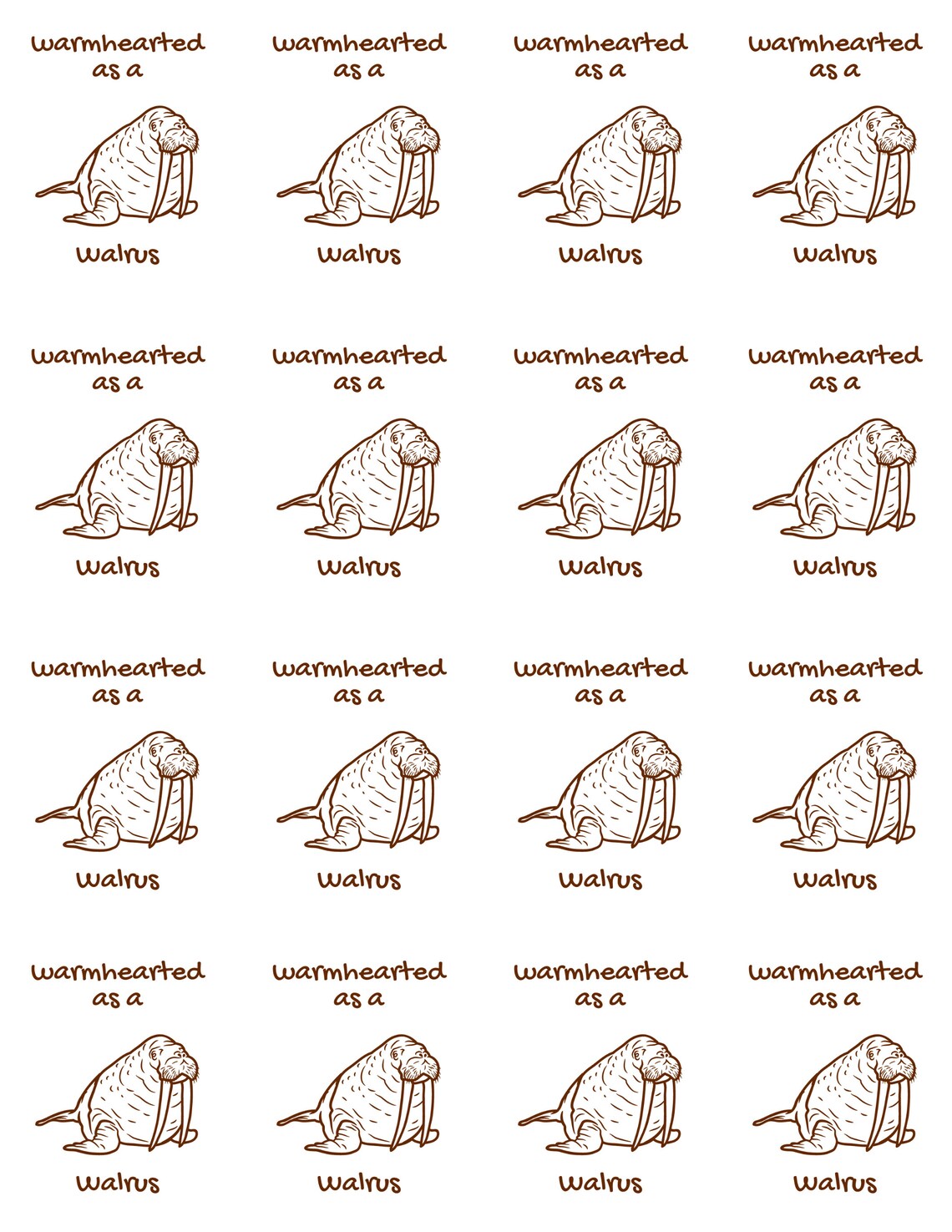 Brag Tags Animal Comparisons Set 6C Hand Out to Students - Etsy